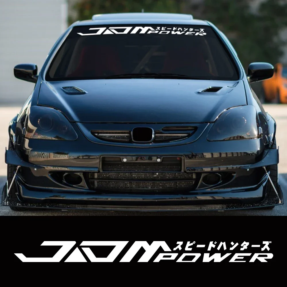 JDM Japanese Racing Vinyl Decal for Car Windshield Waterproof Non ...