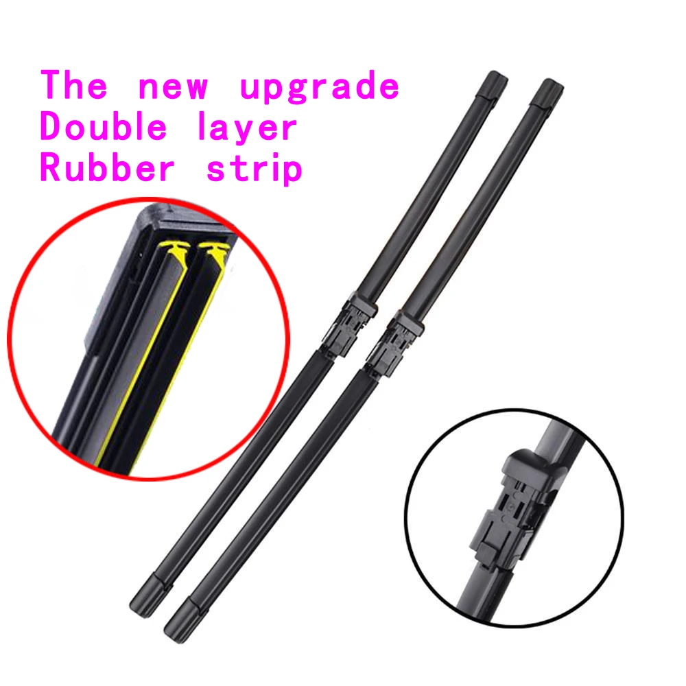 Front-Windshield-Window-Wiper-Blade-Set-For-Volvo-S60-S80-V60-V70-XC70 ...