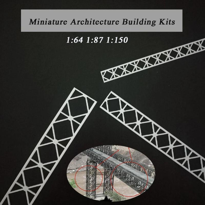 Architectuur-Gebouw-Scene-Brug-Staal-Beam-Truss-Modelspoor-Trein-Layout ...