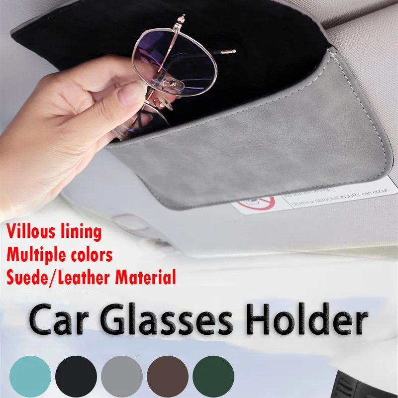 Car-Sunglasses-Case-Magnetic-Car-Glasses-Holder-Box-Sun-Visor-Glasses ...