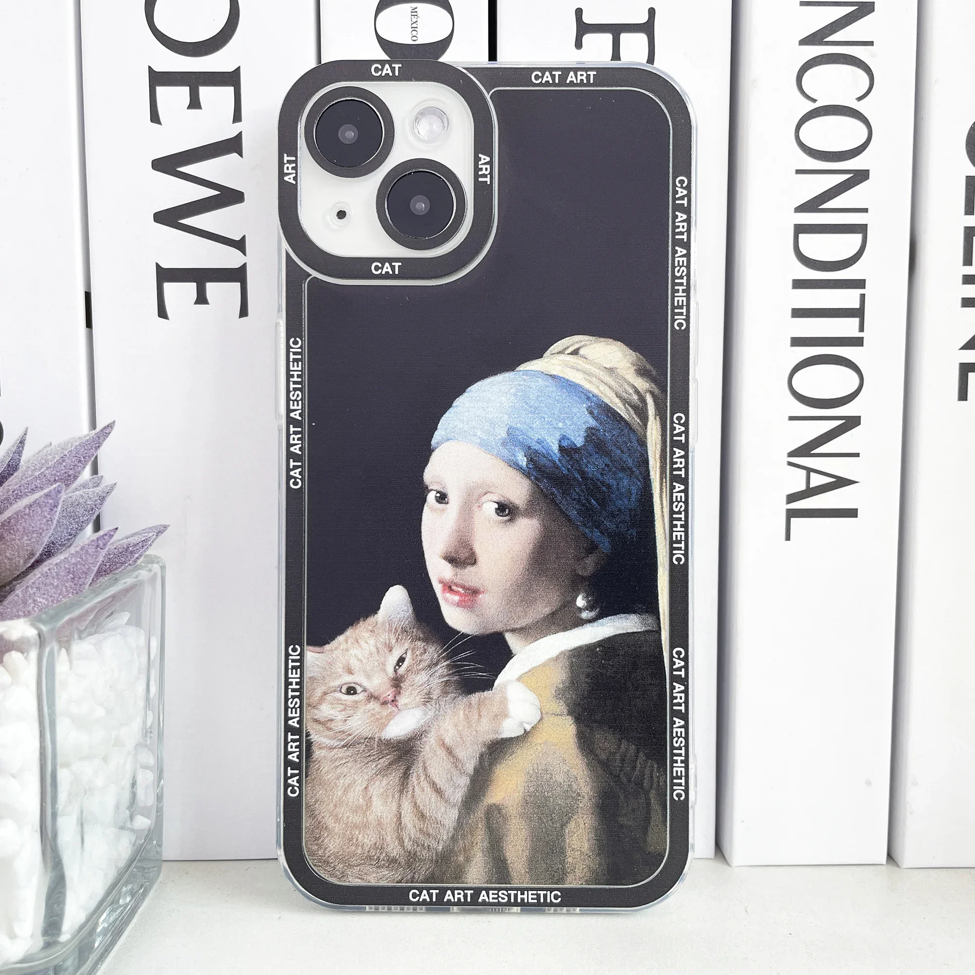 Funda de teléfono para iPhone, carcasa con diseño de gato divertido ...