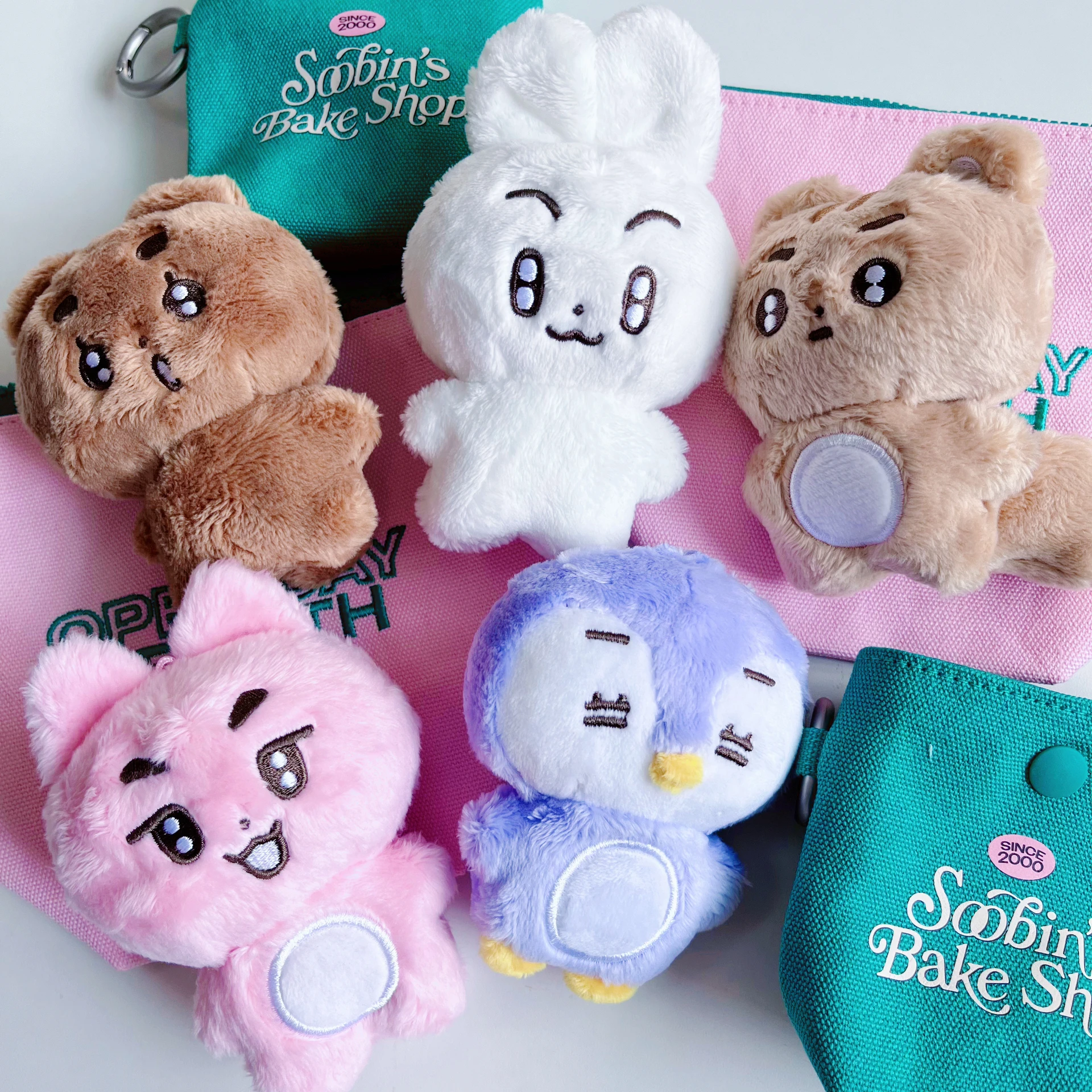 Kpop TXT Dolls Cartoon Soobin YEONJUN Same Plush Keyrings Q Styles ...