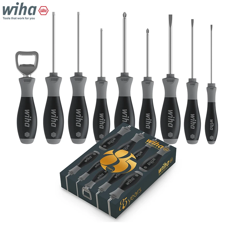 Wiha-46544-9Pcs-Screwdriver-Set-Slotted-Phillips-TORX-Opener-SoftFinish ...