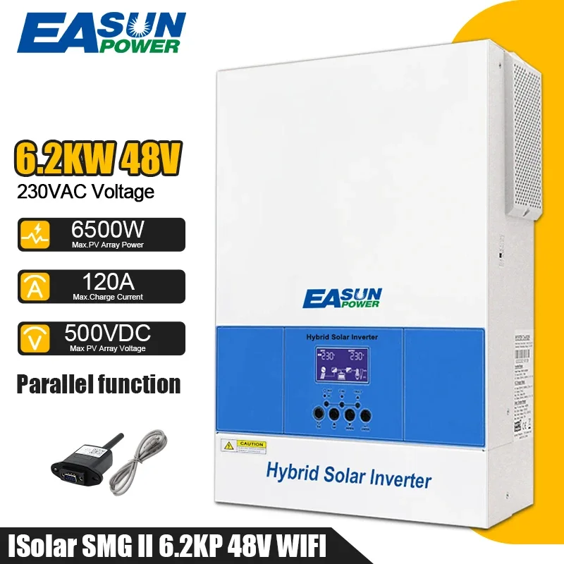 Easun-Power-6-2KW-Hybrid-Solar-Inverter-120A-Mppt-Charge-48V-220V-Pure ...
