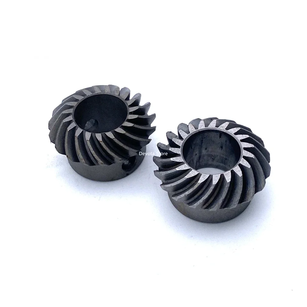 Spiral Gear With Teeth 1:2 Ratio Spiral Bevel Gears - 1M Module Steel ...
