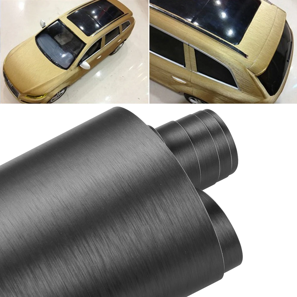 50-200cm-Auto-Aufkleber-Satin-Matt-Geb-rstet-Vinyl-Verpackung-Folie ...
