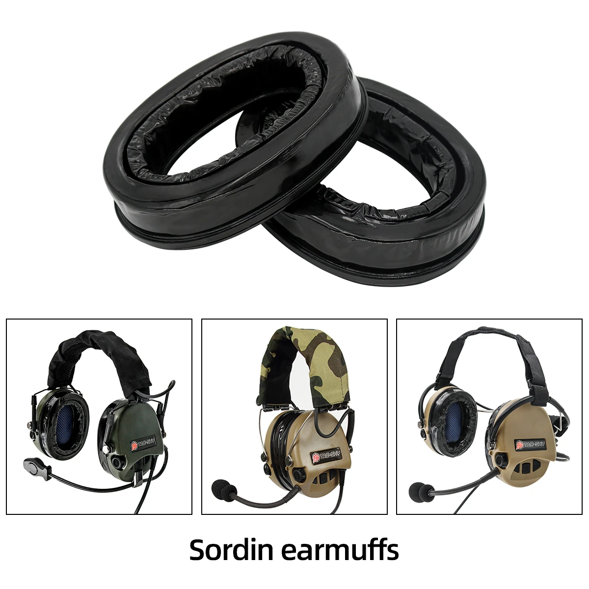 Silicone Ear Cups For Msa Sordin Tactical Headsets,comfort Replacement ...