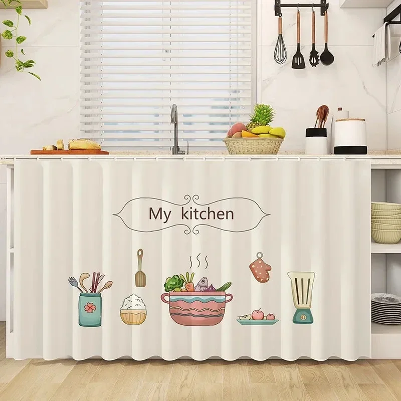 INS-Cabinet-Kitchen-Curtain-Dustproof-Cupboard-Wardrobe-Cover-Durable ...