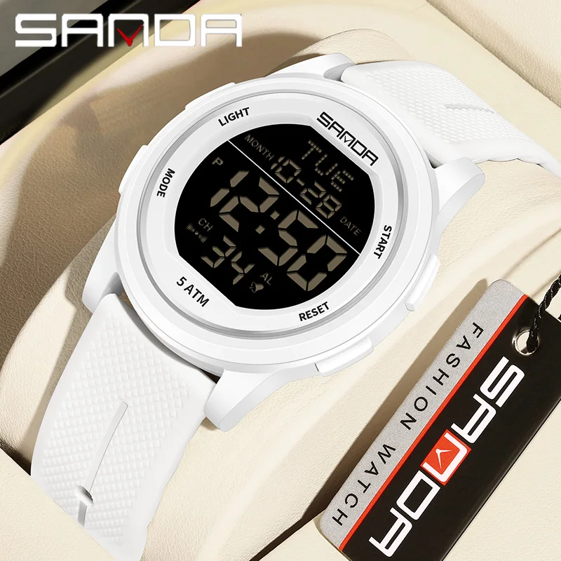 Sanda 6182 Youth Sports Watch Calorie Step Counting Waterproof ...