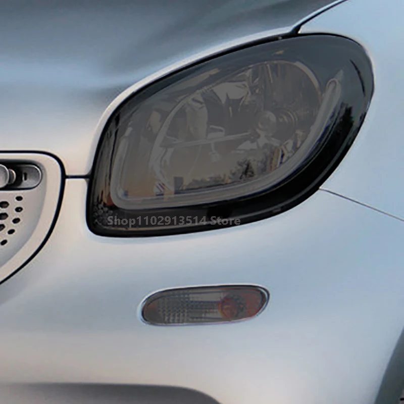 For-Smart-Fortwo-2016-2023-Car-Headlight-Protective-Film-Vinyl ...