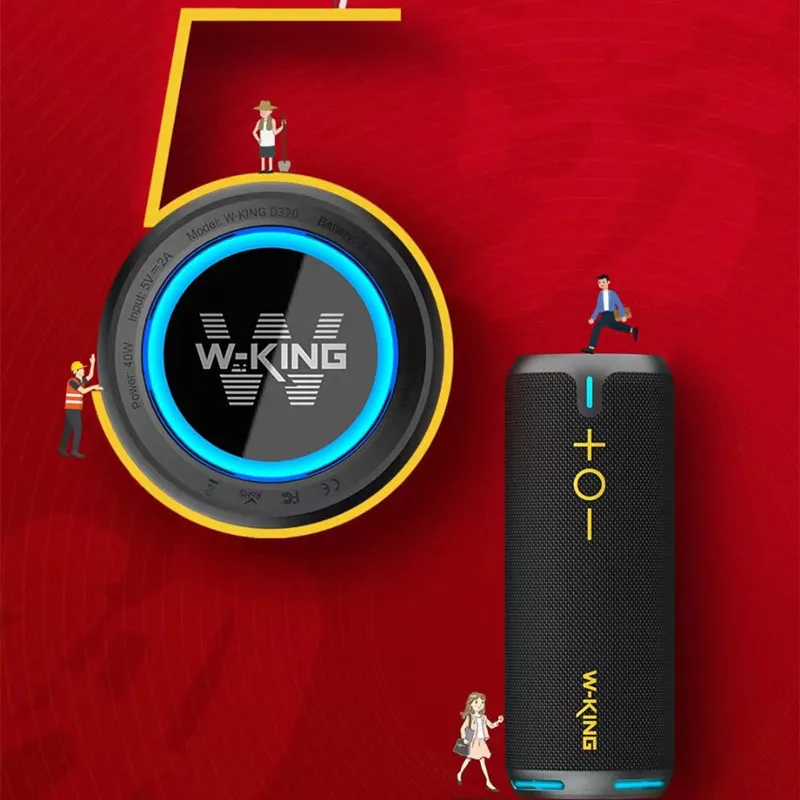 W-KING-D320-Powerful-Bluetooth-Speaker-Bass-Wireless-Speakers-Subwoofer ...