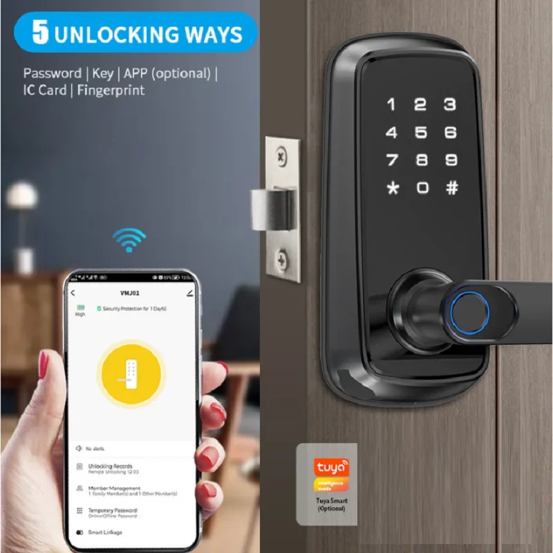 Tuya-Smartlock-Smart-Fingerprint-Lock-Digital-Electronic-Password-Lock-IC-Card-NFC-Tuya-APP ...