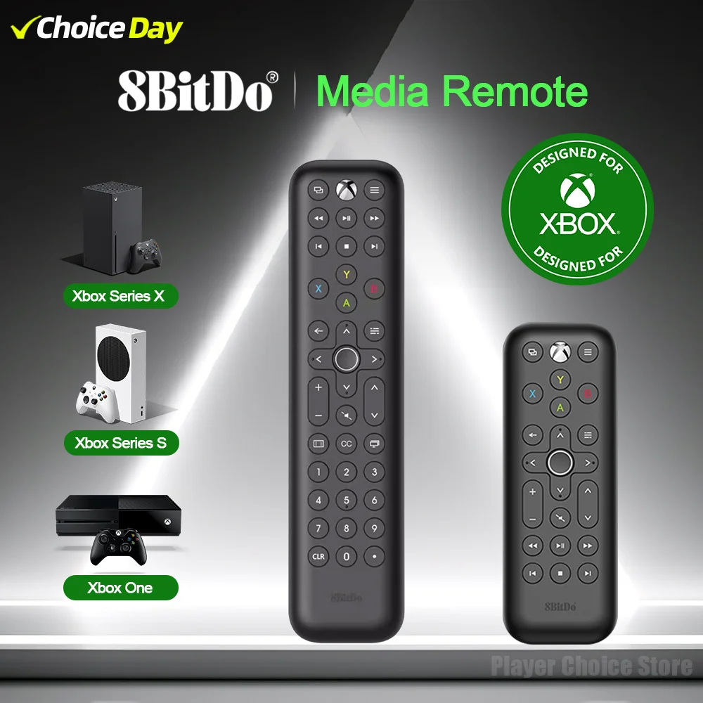 8BitDo-Media-Remote-for-Xbox-One-Xbox-Series-X-S-Infrared-Remote ...