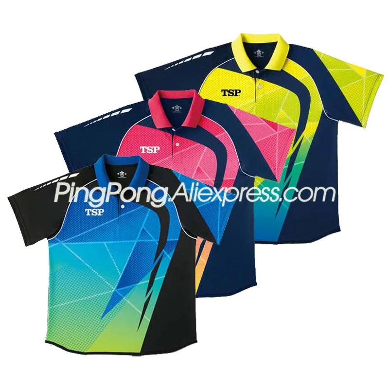 TSP-Table-Tennis-Shirt-T-shirts-for-Men-Women-83105-Badminton-TSP-Ping ...