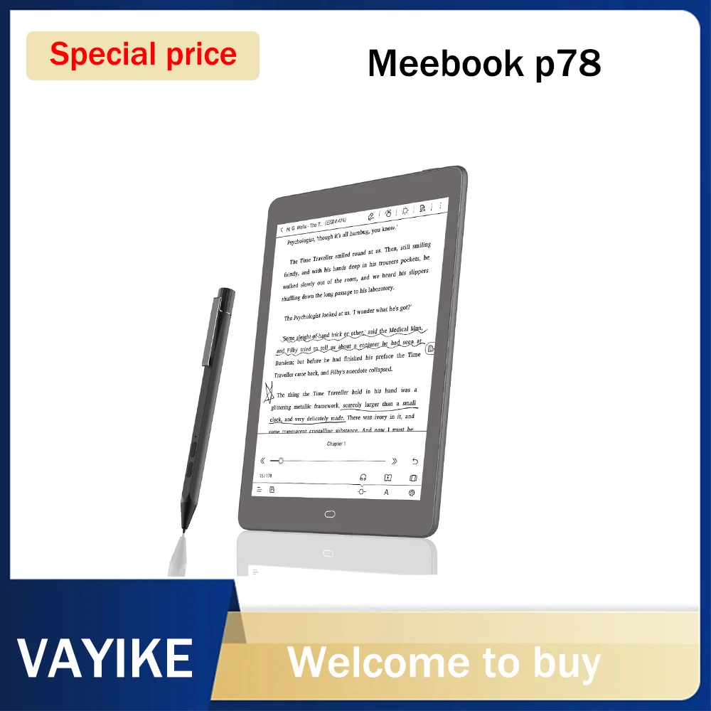 2023-New-MEEBOOK-P78-e-Book-Reader7-8-Eink-Carta-Touchscreen-Support ...