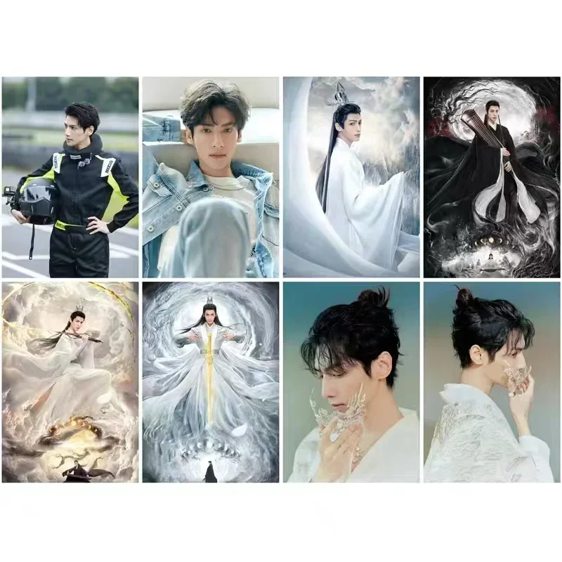 8PC-SET-Luo-Yunxi-HD-Poster-Leo-All-Costume-Characters-Run-Yu-Chu ...