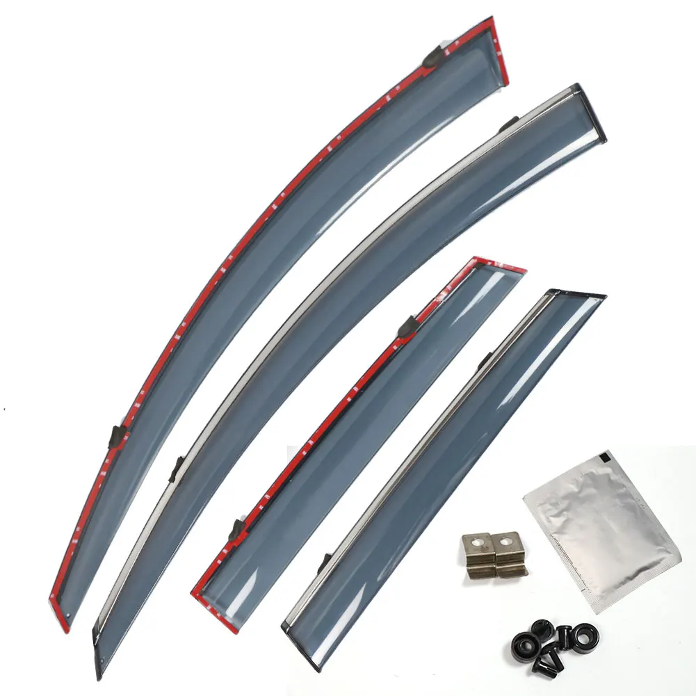 Car-Window-Rain-Guard-Window-Deflectors-Door-Sun-Visor-Auto-Window ...