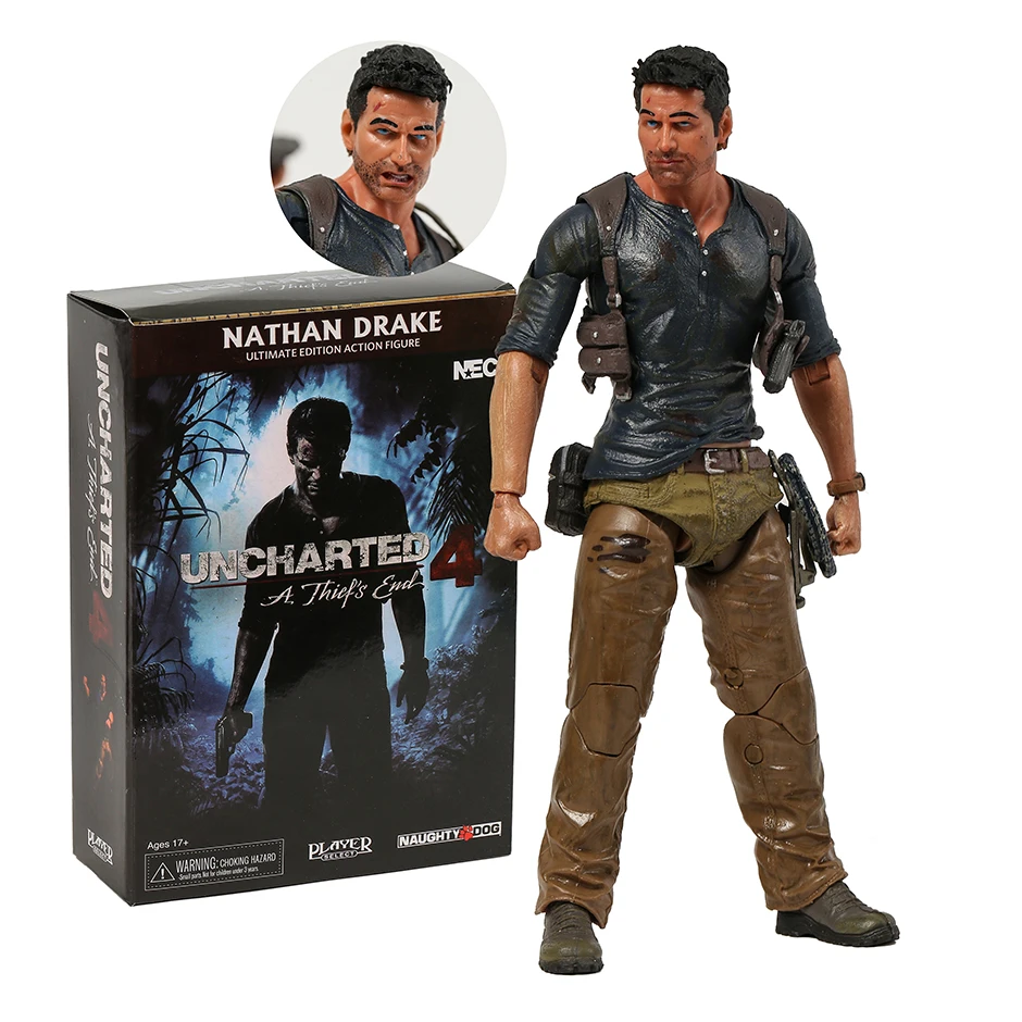 Neca Uncharted 4 A Thief's End Nathan Drake Ultimate Edition Pvc Action ...