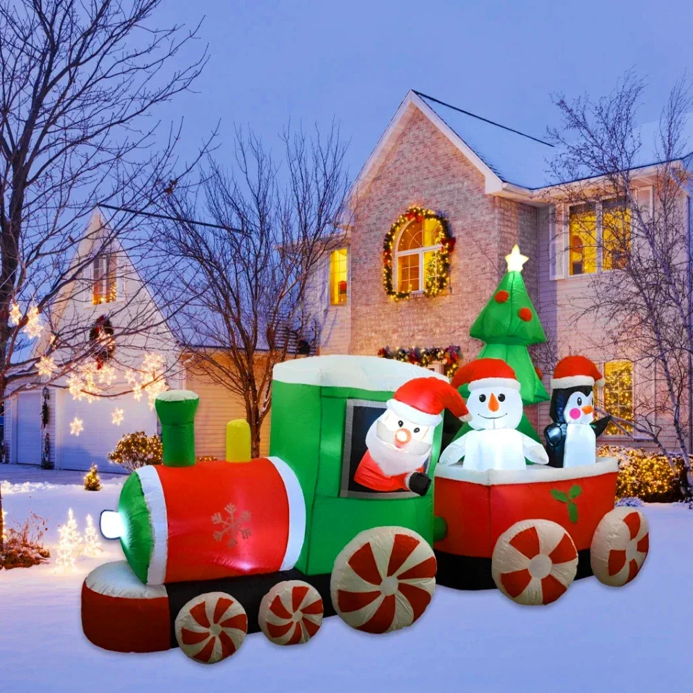 Giant-Train-Inflatable-Toys-Christmas-Outdoor-Decoration-LED-Inflatable ...