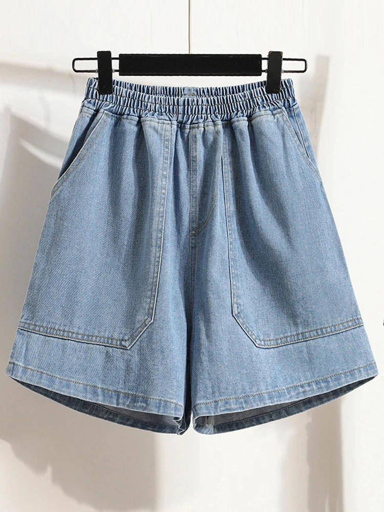 Wide Leg Denim Shorts For Women 2024 Summer New Arrivals High Waist Big ...