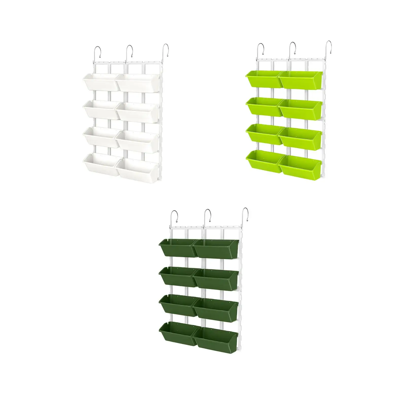 Vertical-Wall-Hanging-Planter-Rail-Planter-Plant-Holder-Window-Box-for ...