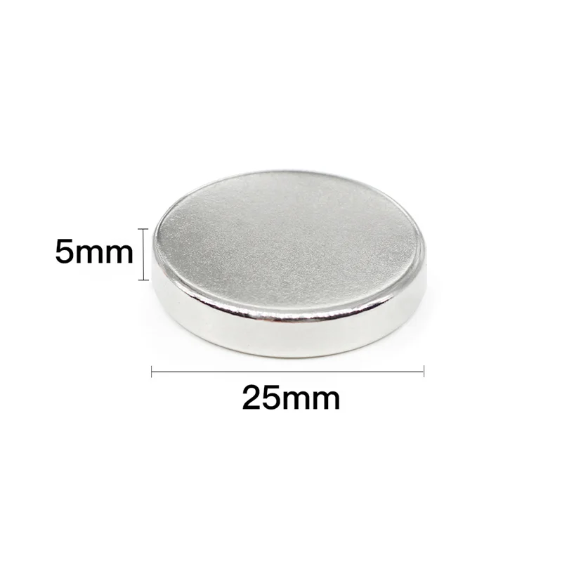 1~30PCS 25x5mm Disc Strong Powerful Magnets N35 Bulk Round Search ...