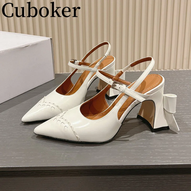 2024-Spring-Summer-Women-s-Sandals-Luxury-Chunky-Heels-Ladies-Shoes ...