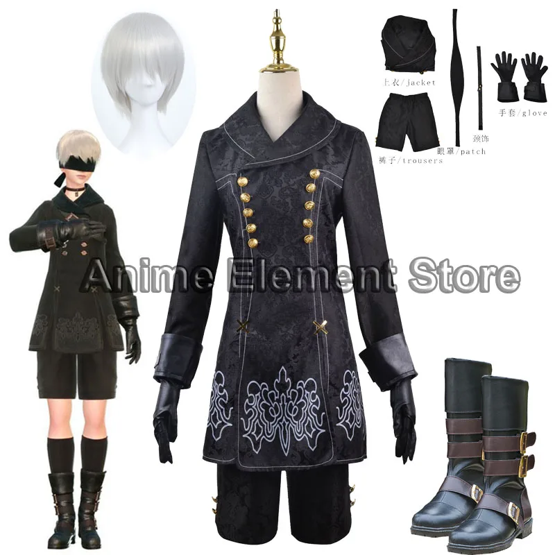 NieR-Automata-YoRHa-No-9-Type-S-Cosplay-Costumes-9S-Uniforms-Jacket ...