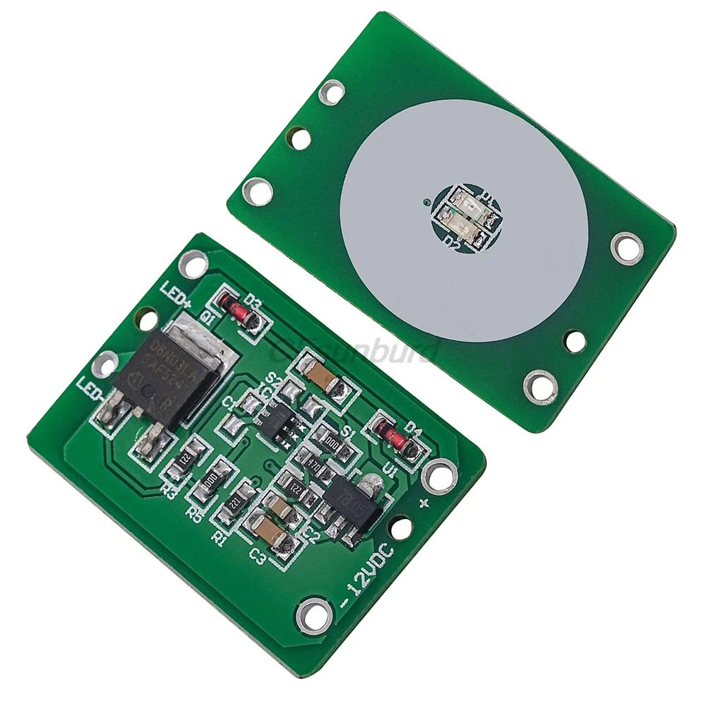 12v Capacitive Touch Switch Sensor Module Push Button Touching Key ...