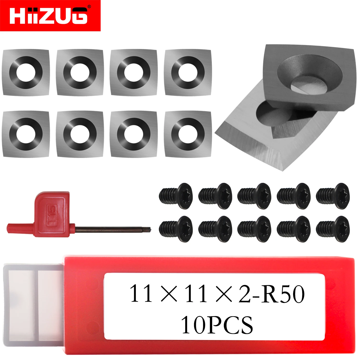 11mm-50mm-Radius-Square-Milling-Carbide-Inserts-Cutters-for-Indexable ...