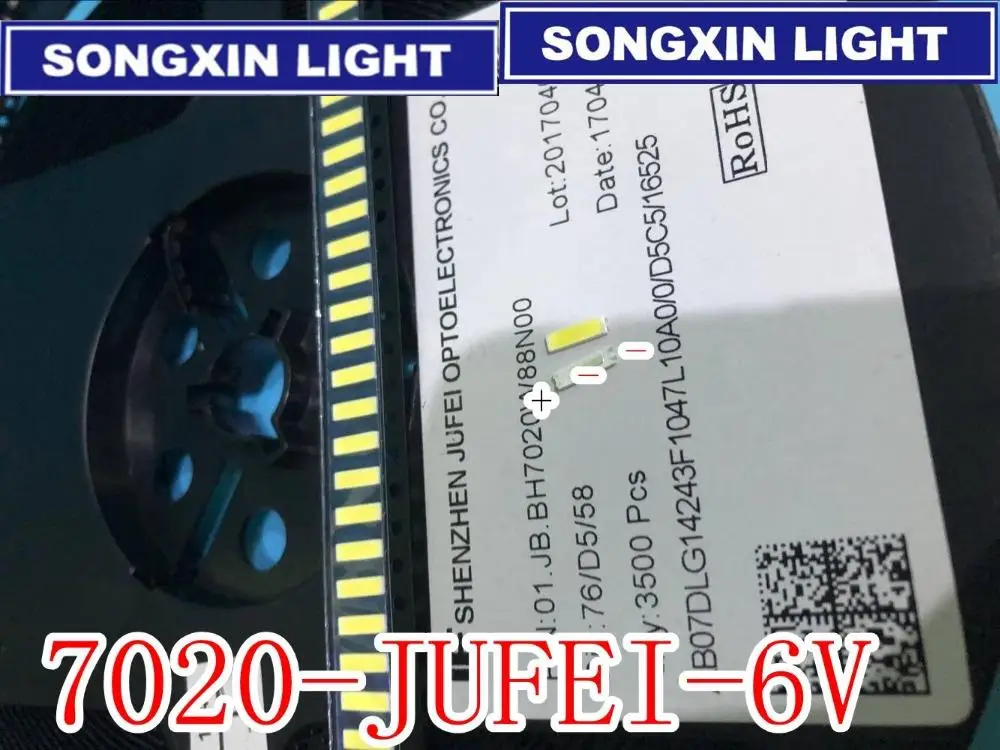 500pcs Original Jufei Led 7020 Light-emitting Light Beads High Power1w ...