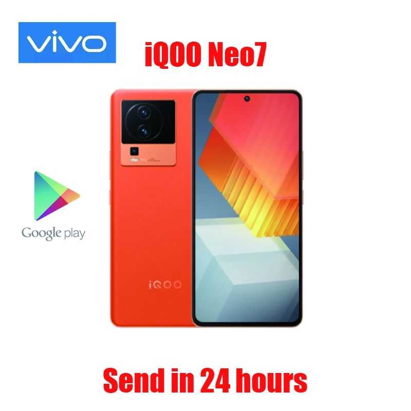 Original vivo iqoo neo7 neo 7 5g celular 6.78 polegadas amoled mtk dimensity9000 + 5000mah 120w ...