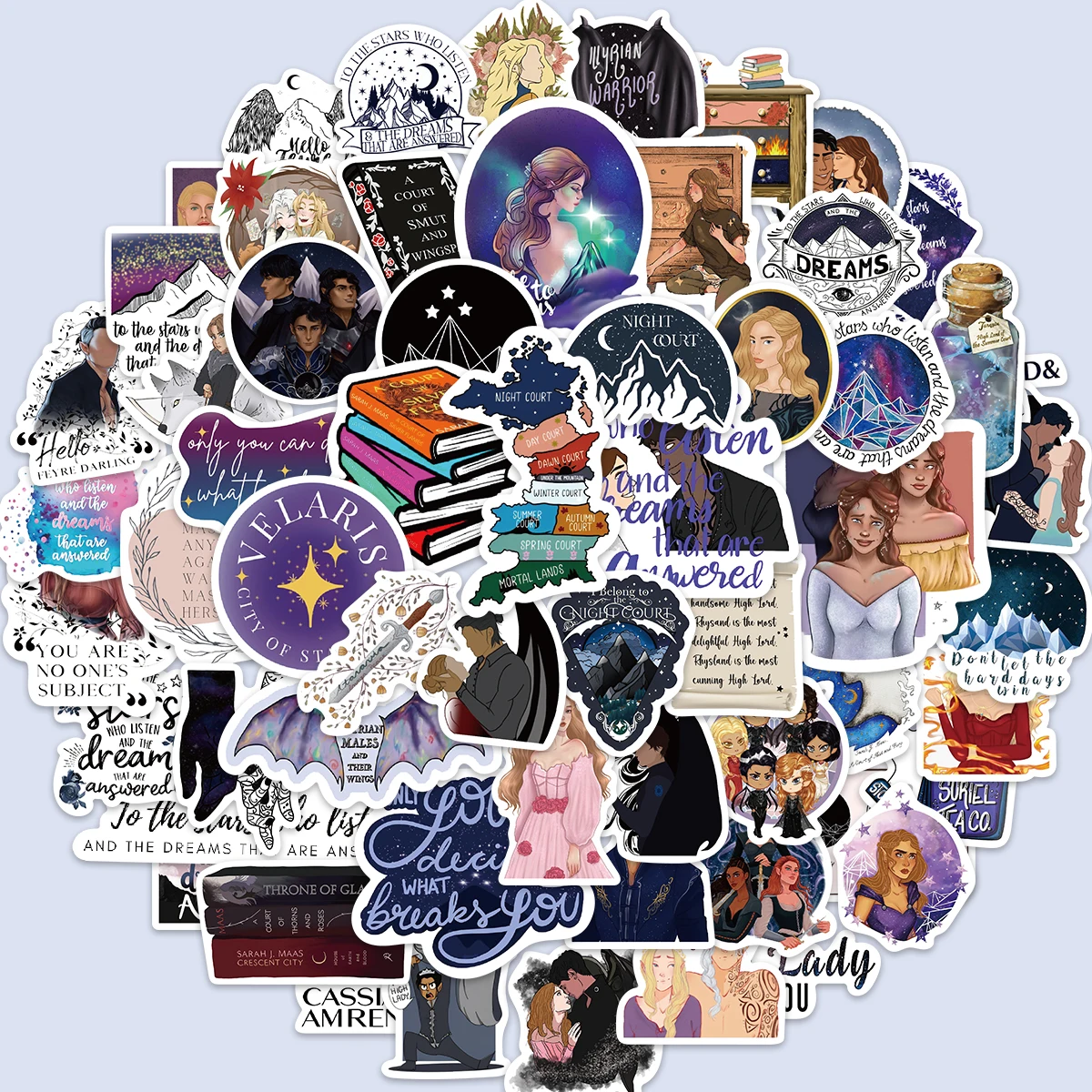 10-60pcs-Acotar-Cartoon-Cute-Graffiti-Stickers-Aesthetics-DIY ...