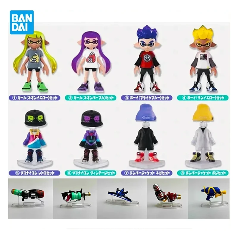 Bandai-figura-de-acci-n-Original-Splatoon-3-arma-con-trajes ...