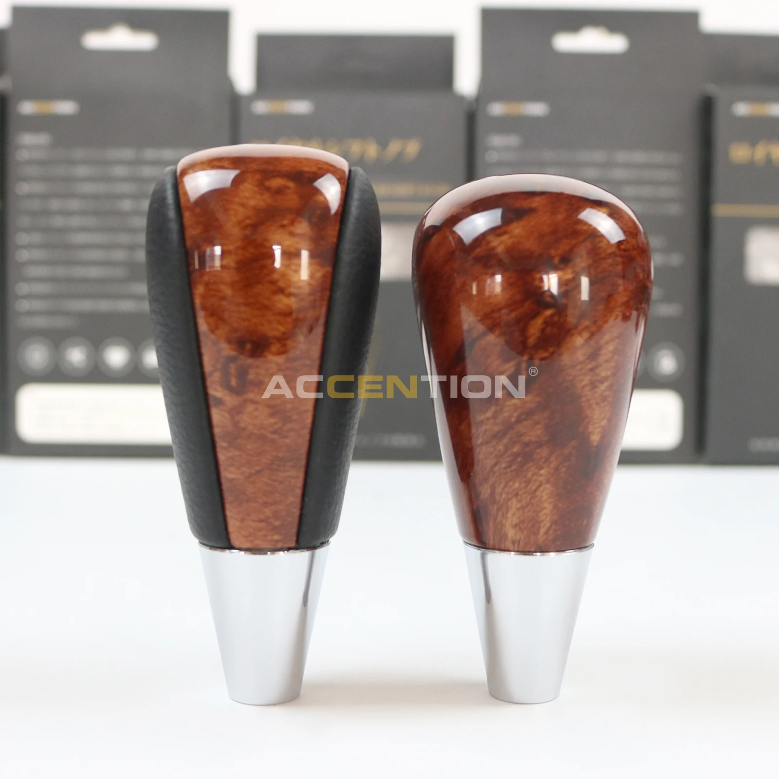Black-Leather-Gear-Shift-Knob-For-Toyota-Corolla-Camry-Rav4-Solara ...