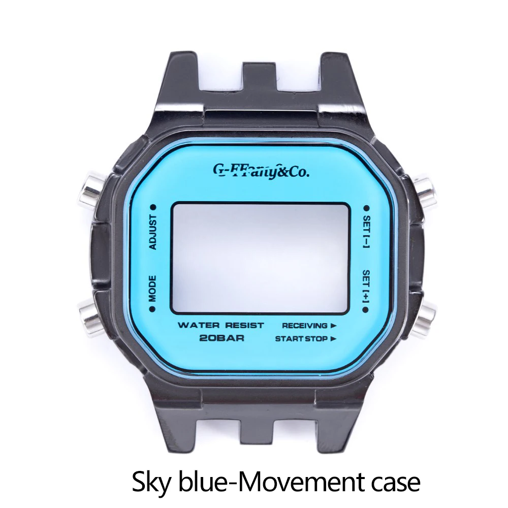 All-Metal Evolution Movement Shell For Casio 3229 DW5600 DW5000 DW-5600 ...
