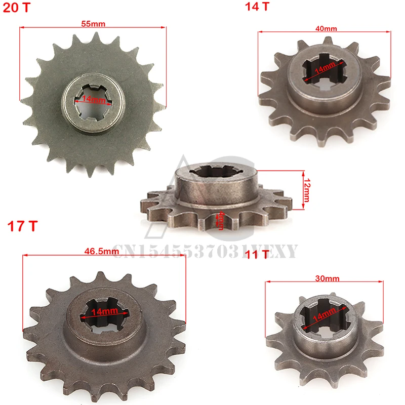 49cc-43cc-T8f-Tooth-Pinion-Children-s-Atv-Chains-Mini-Dirt-Pit-Bike-11 ...