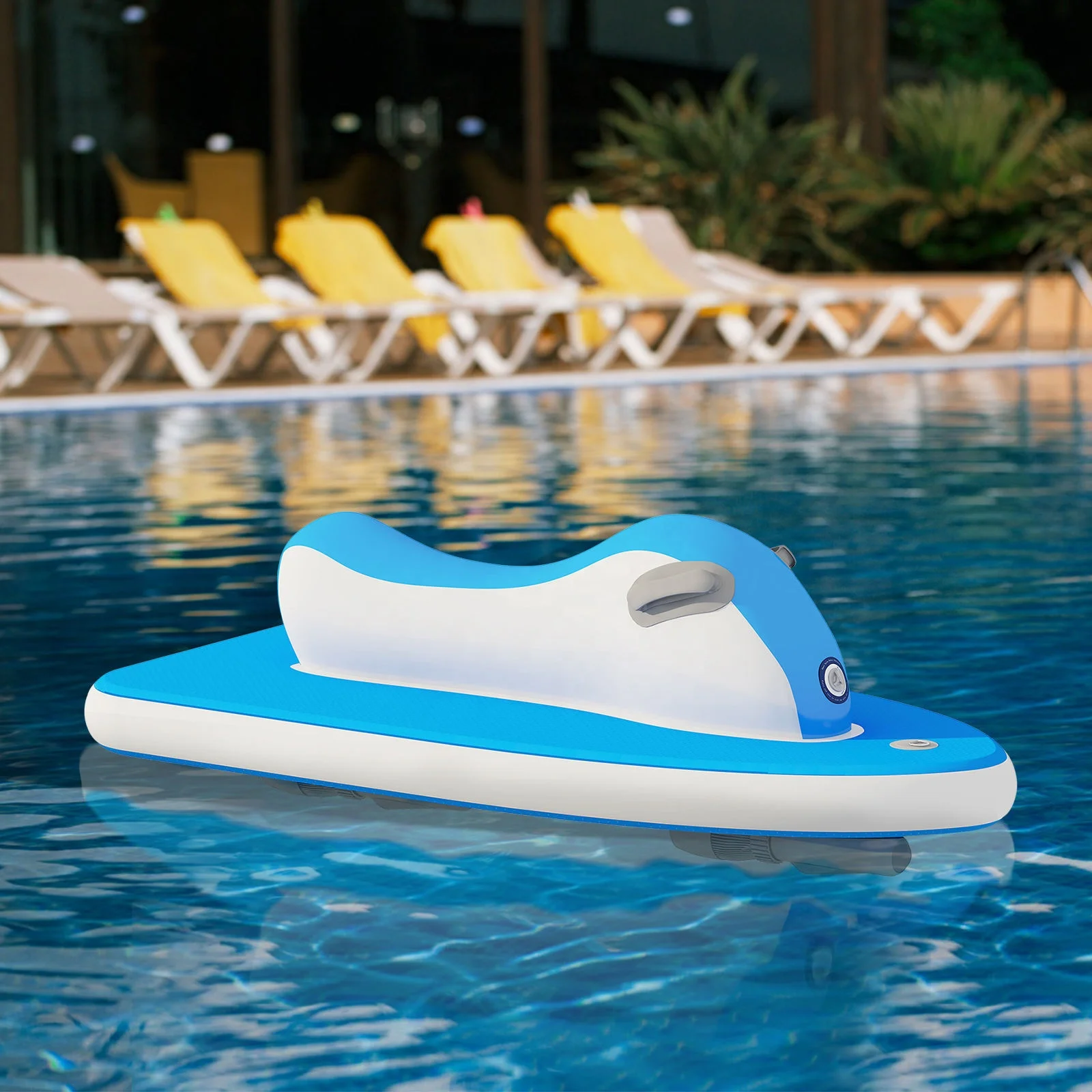 High Quality Remote Control Electric Motorized Inflatable Jet Ski Boat ...