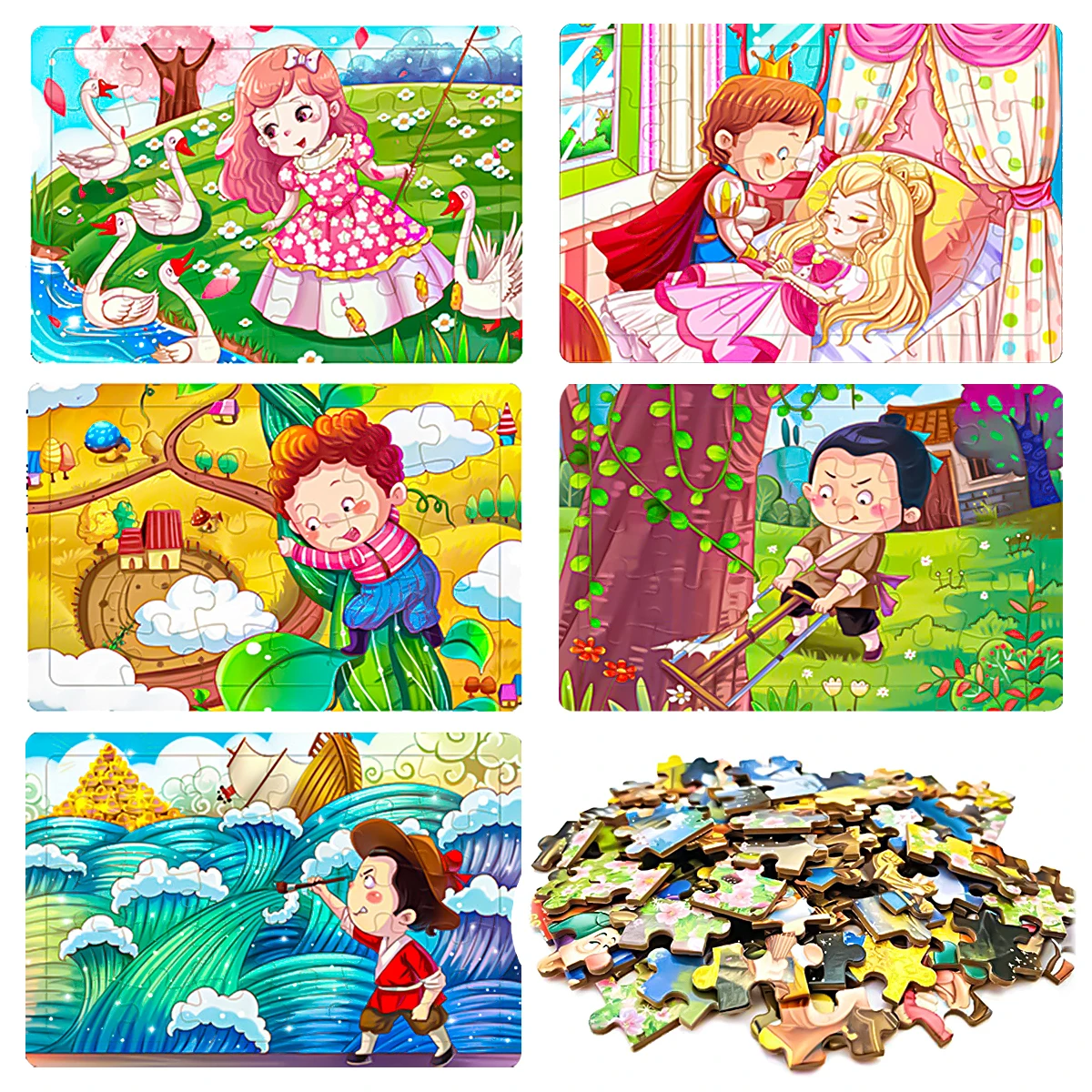 3D-Wooden-Puzzles-Cartoon-Story-Characters-Animal-Puzzles-Preschool ...