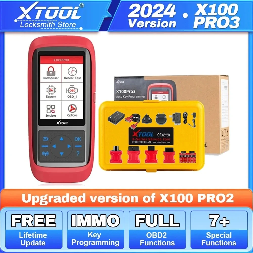2024-XTOOL-X100-PRO3-X100-PRO2-Key-Programmer-OBD2-Car-Code-Reader ...