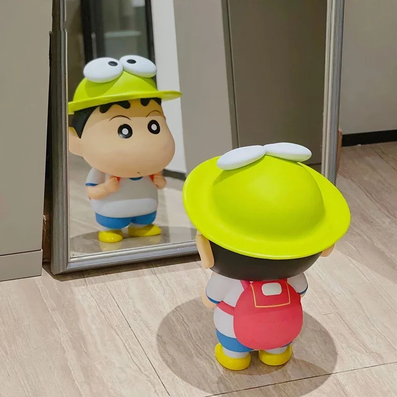 Anime Crayon Shin-chan Figure Nohara Shinnosuke Cute Frog Hat Action ...