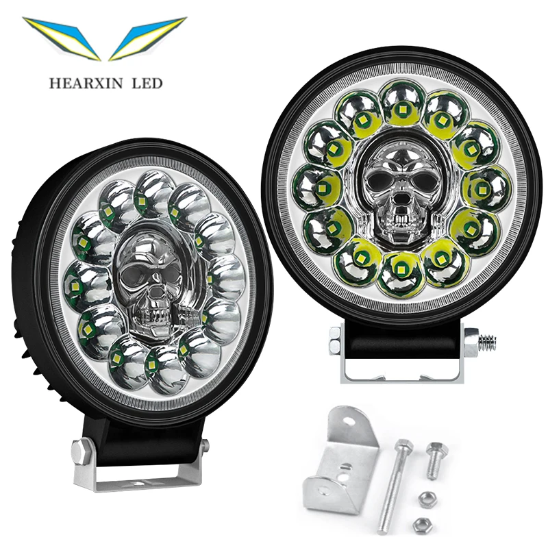 4inch-66W-Offroad-LED-Lights-for-Car-Spot-Off-Road-4x4-for-Truck-SUV ...