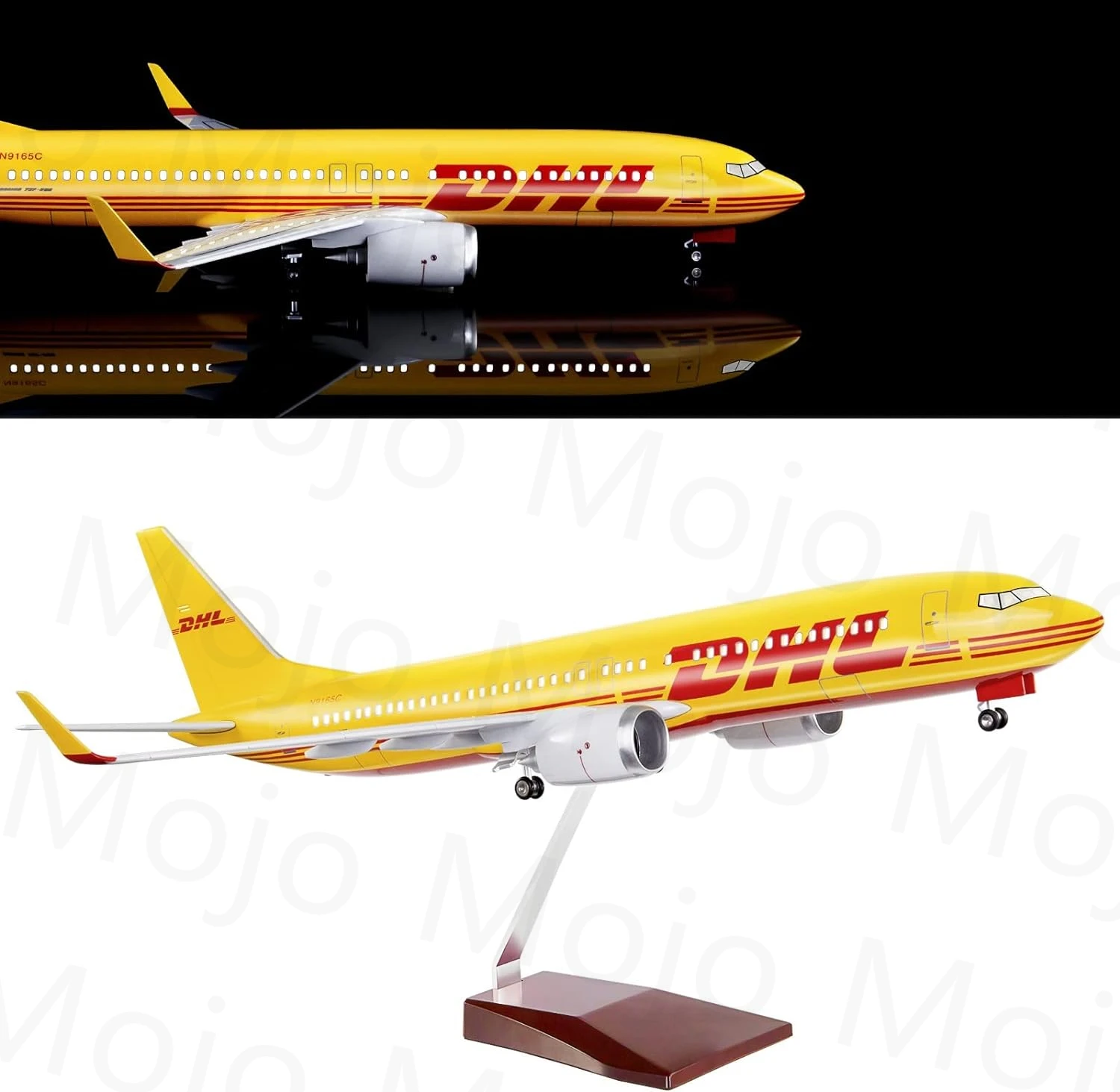 1-85-Scale-47cm-737-Large-Model-Airplane-DHL-Boeing-B737-Plane-Models ...
