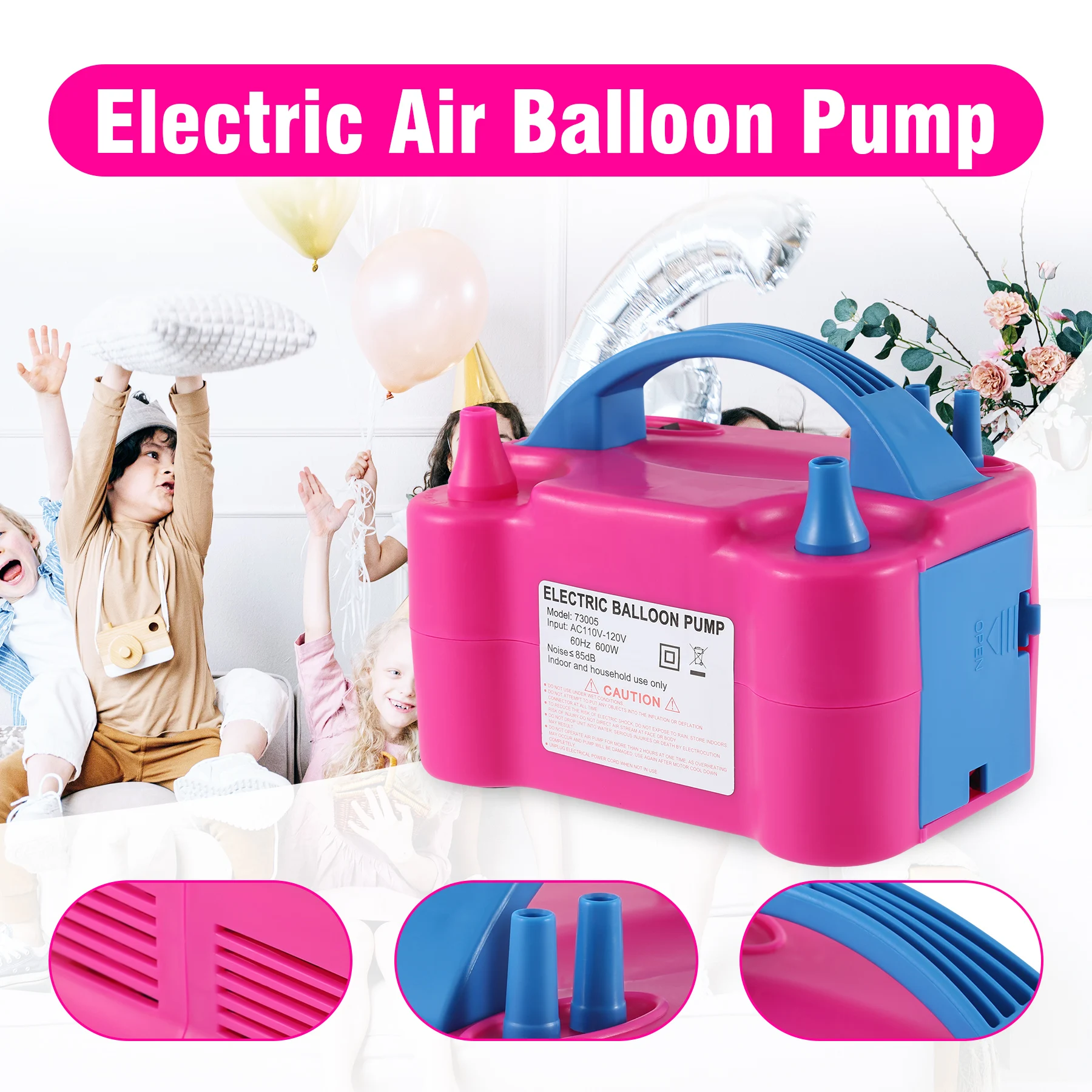 Electric-Balloon-Air-Pump-Inflator-Dual-Nozzle-Air-Balloon-Blower ...