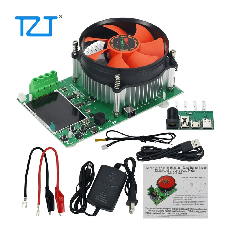 TZT-DL24-150W-Electronic-Load-Voltmeter-Ammeter-Battery-Capacity-Power ...