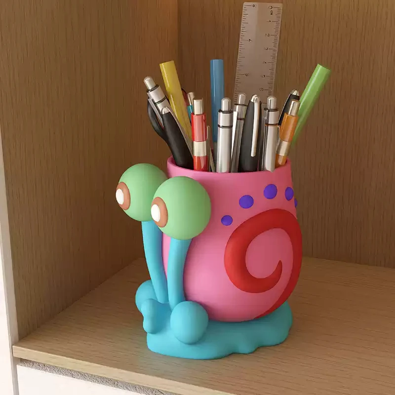 Bob-Esponja-Cal-a-Quadrada-Resina-Modelo-Pen-Container-Decora-o-Desktop ...