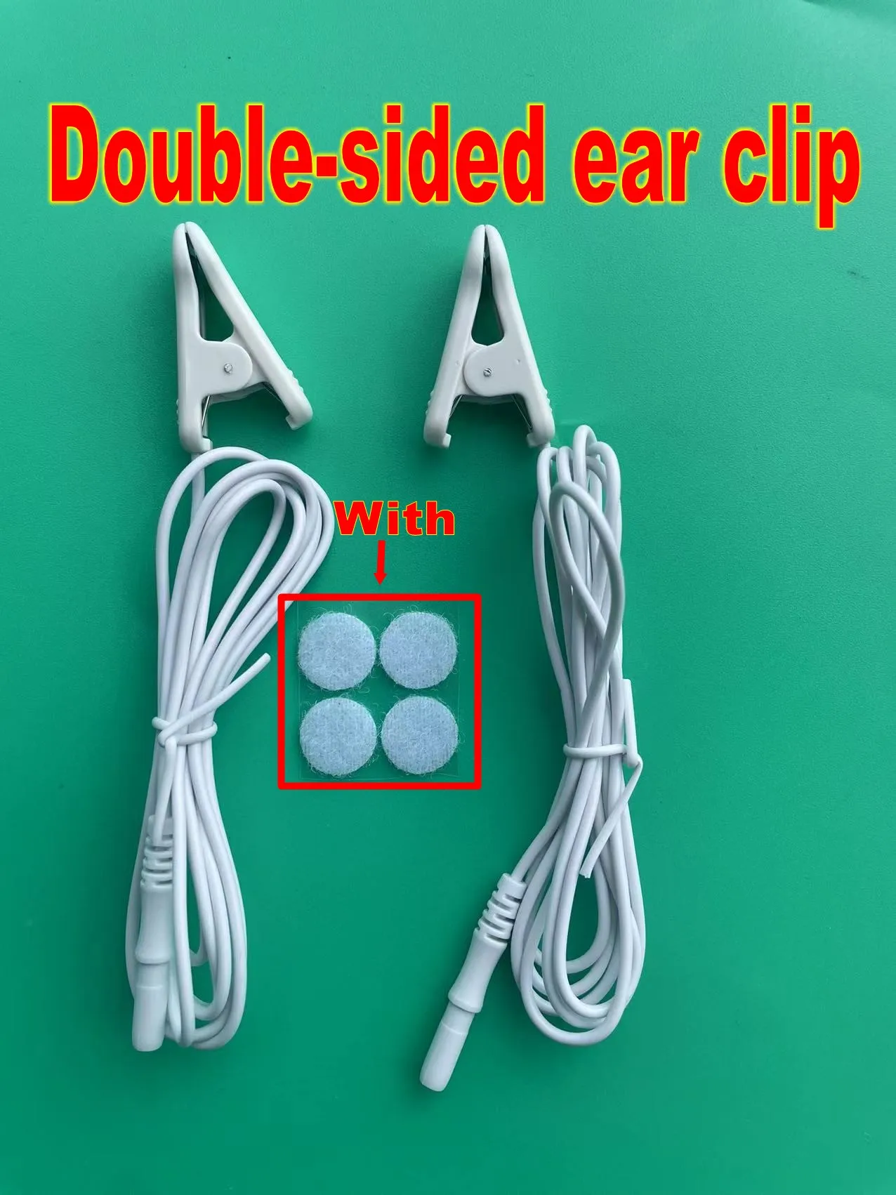 10pcs-5pair-New-Double-Sided-EAR-CLAMP-CLIP-ELECTRODES-With-Felt-pads ...