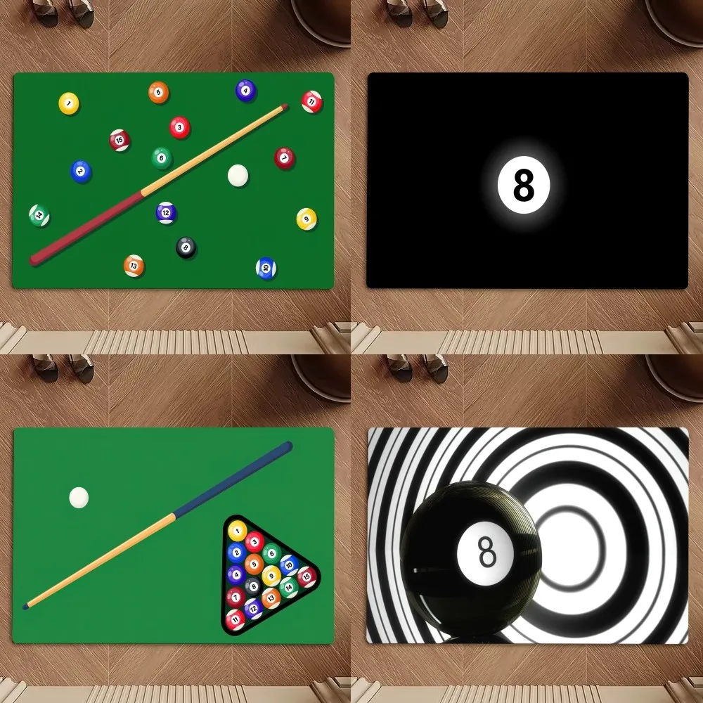 Art-Motion-Billiards-Snooker-eight-pool-Floor-Mat-Bedroom-Kitchen-Door ...