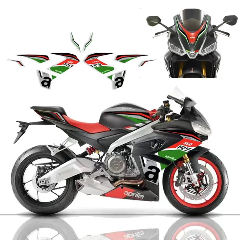 New For applicable to Apulia RS660 Vehicle Sticker Set Medium Version ...