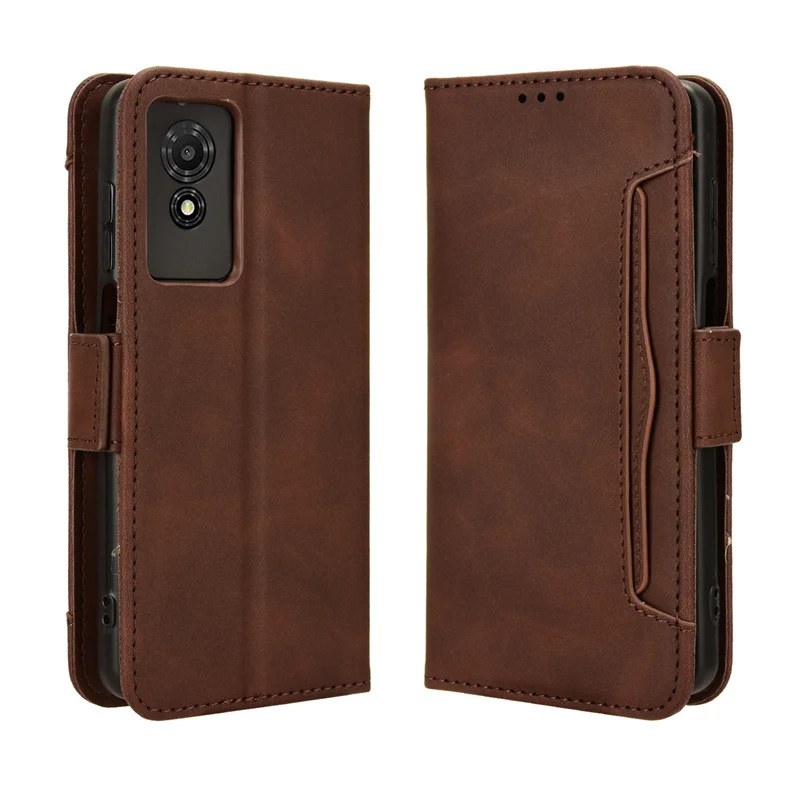 For-TCL-501-4G-T433D-Cover-Leather-PU-Wallet-Type-Multi-card-Slot-Book ...